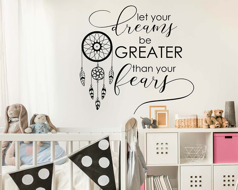 Dream Catcher Quote Decal