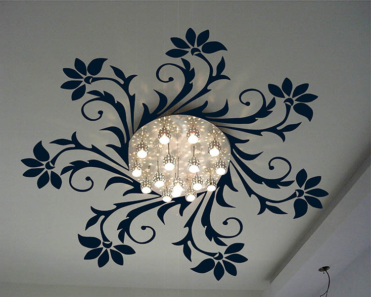 Overhead Light Decal Modern Wall Art